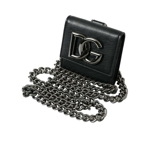 Dolce & Gabbana | Bags | Dolce Gabbana Mens Leather Wallet With Chain ...